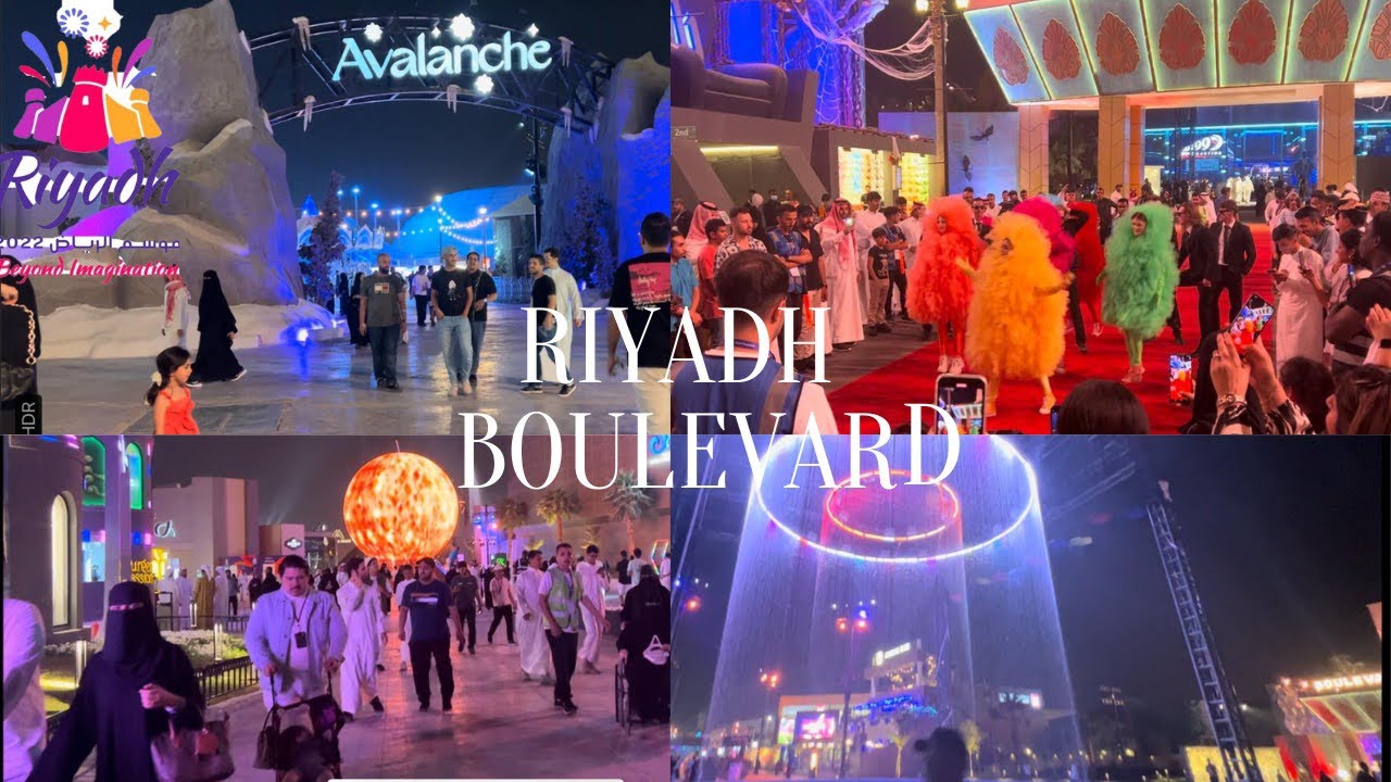 Riyadh Boulevard 2022 Walking Tour in 4k - YouTube