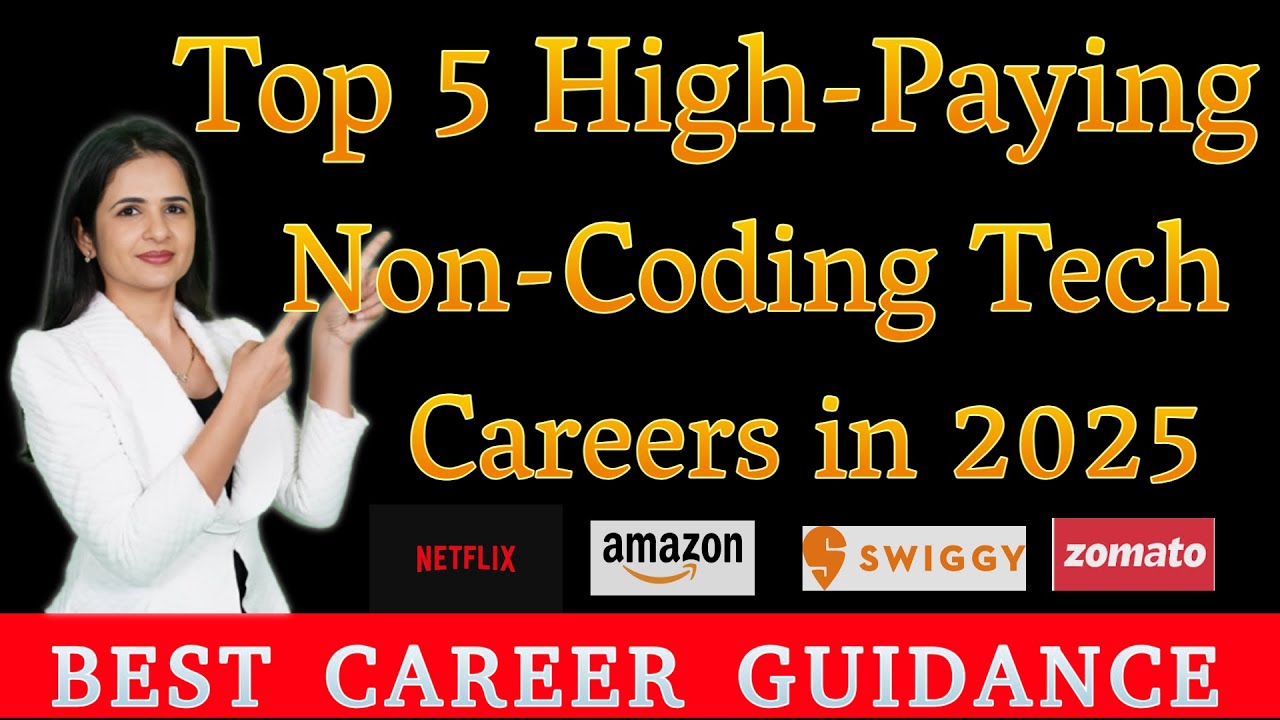 Top 5 High-Paying Non-Coding Tech Careers in 2025 💼 (Salaries & Skills ...