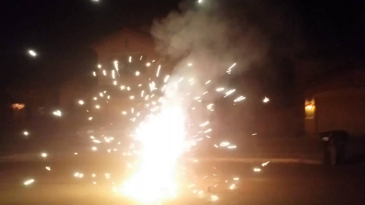 Epic Homemade Firework Fail - YouTube