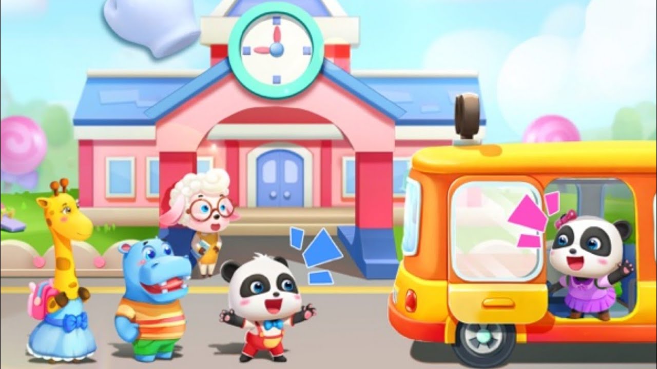 babybus cartoon | school bus cartoon | babybus english #part5 - YouTube
