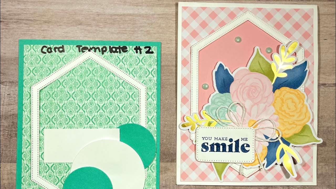 Stampin’ Up! Spring Mini Catalog 2025 Card Template #2 - YouTube
