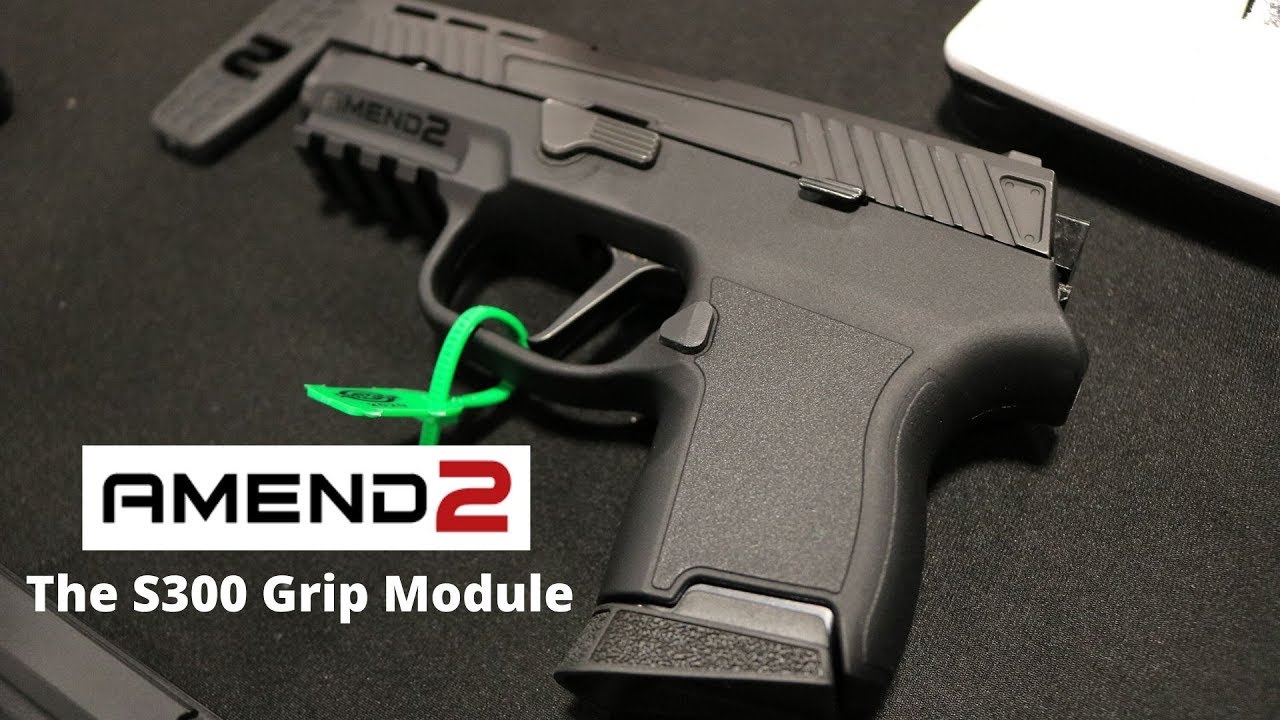 A Smaller P320? Amend2's S300 Grip Module -- Shot Show 2020 - YouTube