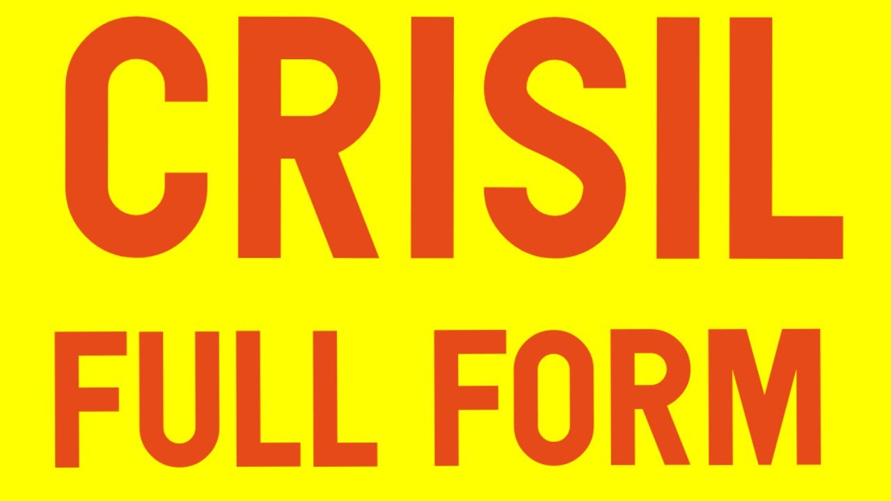 full form of CRISIL || करिसिल की फुल फार्म || full meaning of CRISIL in ...