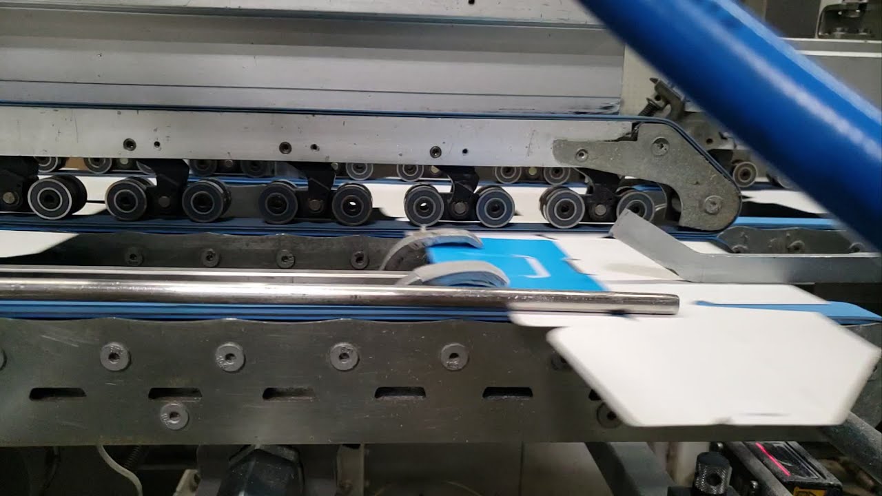 Back-fold in action - Bobst Expert fold - YouTube