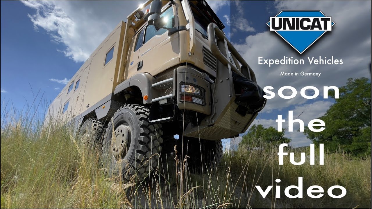 PROMO UNICAT Expedition Vehicle IN95 MAN TGA 41.440 8X8 - YouTube