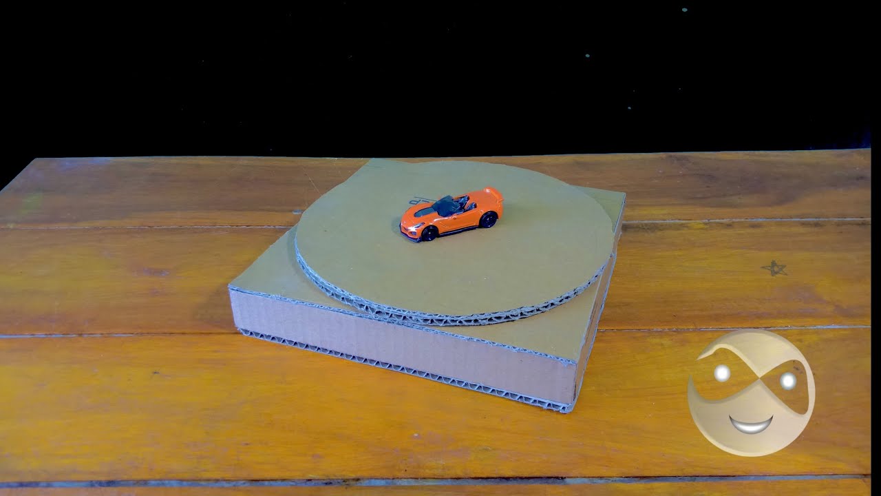 How to make a rotating display stand || 360 degree rotation machine ...