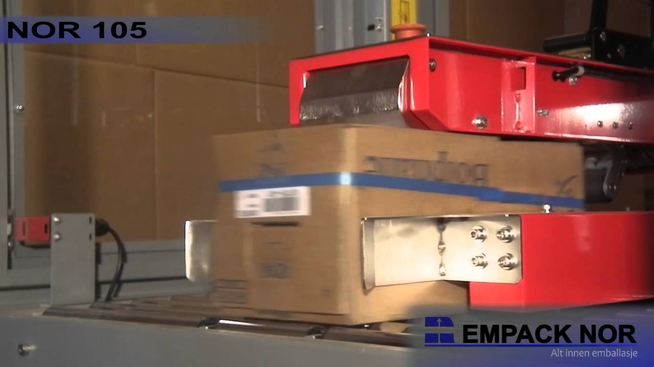 Empack Nor - Tapemaskin - NOR 105 - YouTube