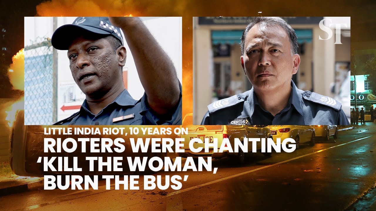 Rioters were chanting 'Kill the woman, burn the bus' | Little India ...