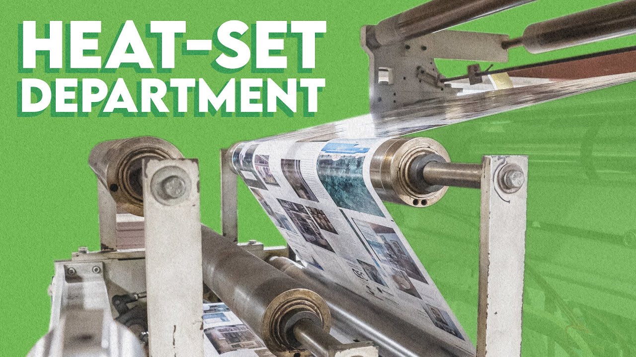 Heat-Set Department Behind-the-Scenes - YouTube