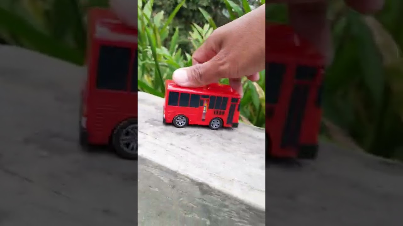 PERJALANAN BUS TAYO MERAH #shorts - YouTube