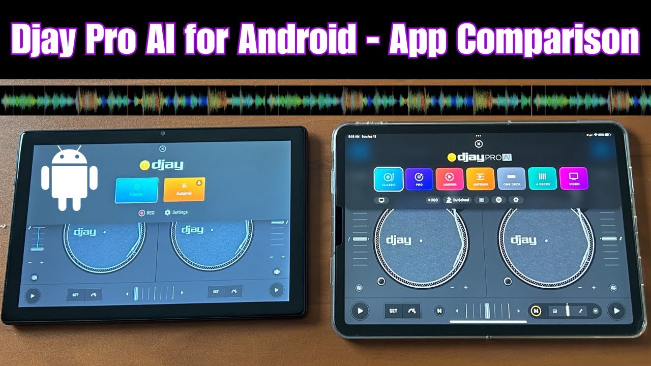 Djay Pro AI for Android - App Comparison - YouTube