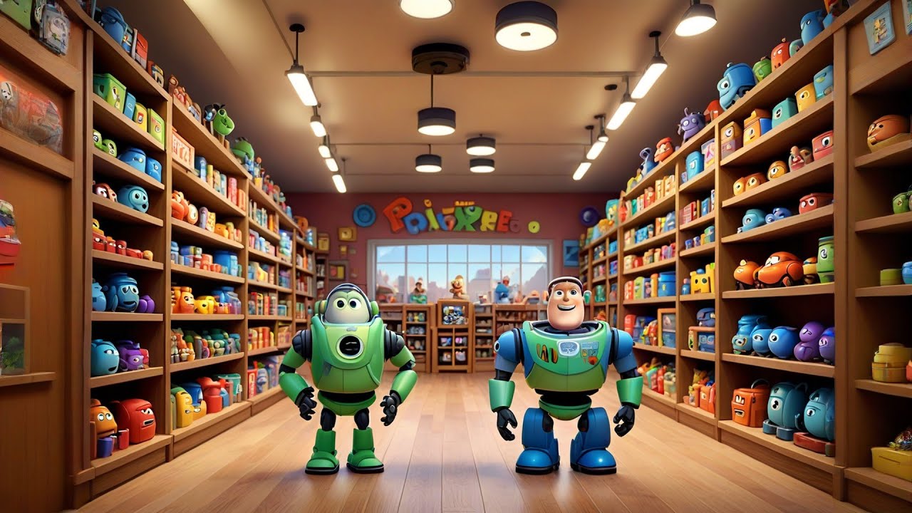 A Robot in the Toy Store! 🤖🧸 | Fun Kids Story | Learning Video for ...