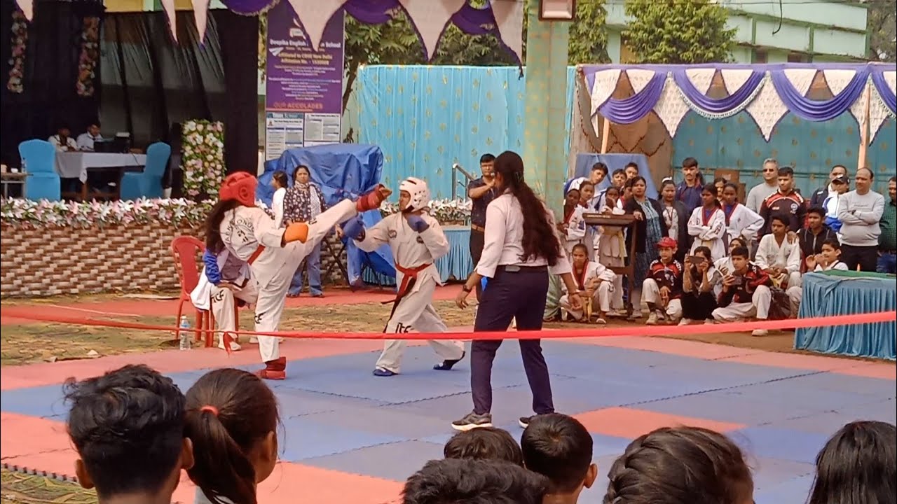 National championship tournament | girls fight | 45 kg sparring ...
