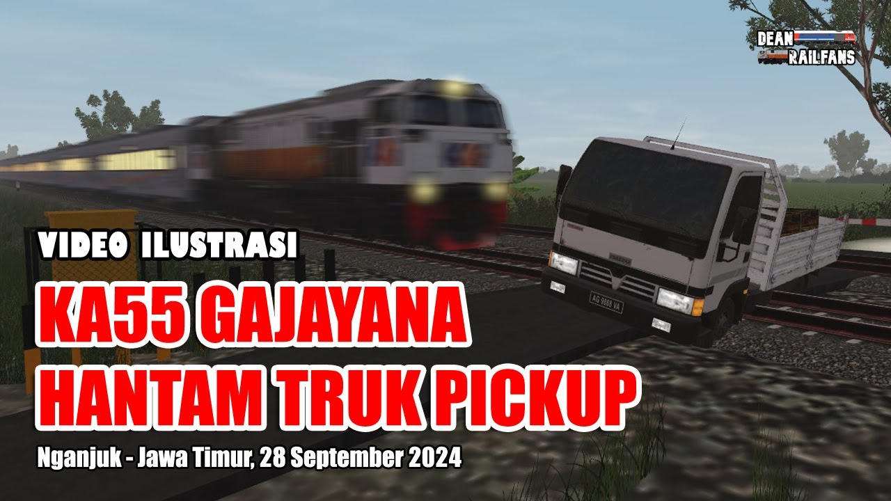 Kok malah sering terjadi ya 😥⁉️ Kronologi KA55 GAJAYANA HANTAM TRUK ...