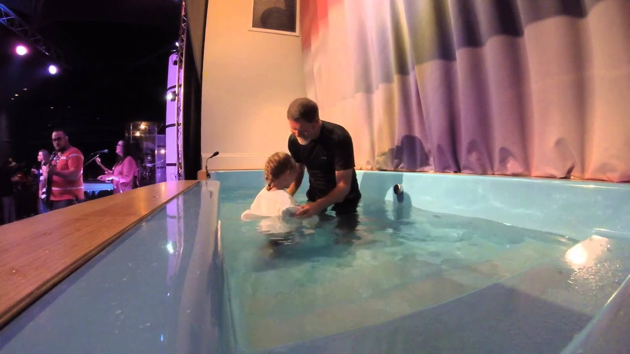Baptism at RockFish Church - Maysn and Faith - YouTube