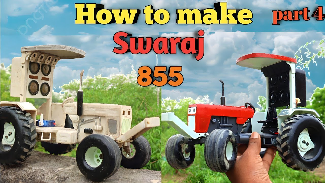 How to make Swaraj 855 at home with pvc pipe.( घर पर कैसे बनाएं ...