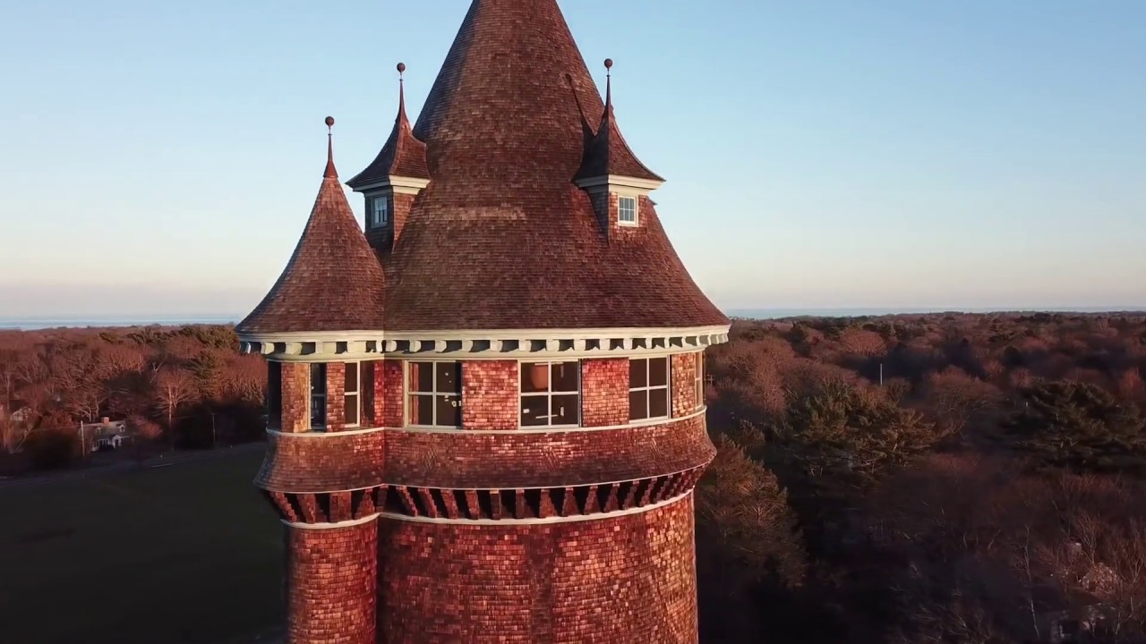 Aerial Drone View of Lawson Tower in Scituate MA - DJI Mavic Pro - YouTube