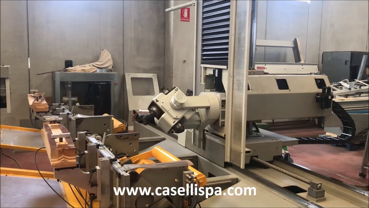 CASELLI Centro di lavoro Balestrini SPIDER Test 4CN301410 - YouTube