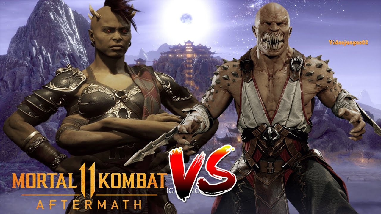Mortal Kombat 11: aftermath - Sheeva Vs Baraka - YouTube