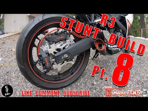 R3 STUNT BUILD Pt 8 (brake set up) - YouTube