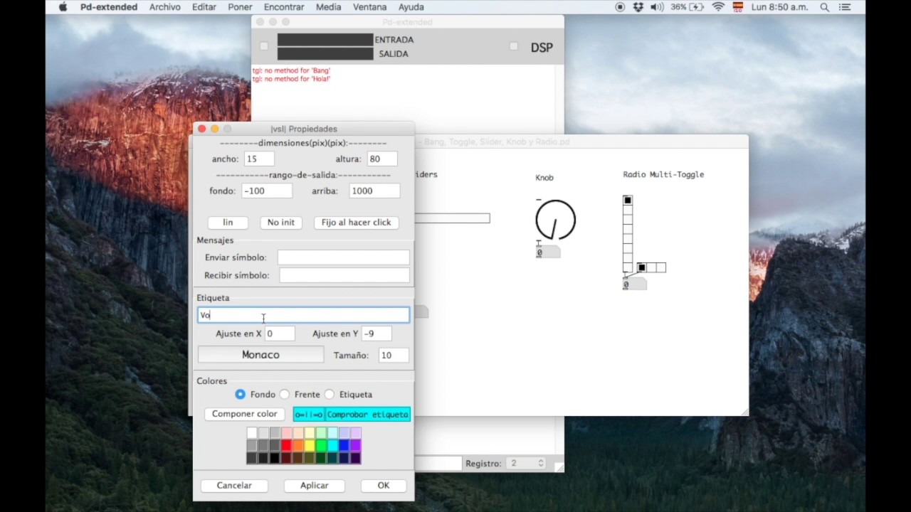 T4 Pure Data - Bang, Toggle, Slider, Knob y Radio - YouTube