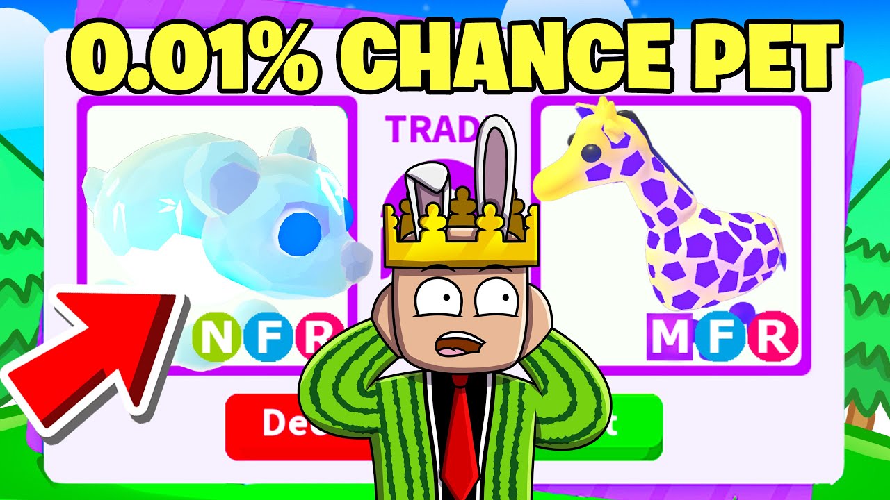 FINALLY TRADING NEON FROSTBITE BEAR! (Adopt me) - YouTube