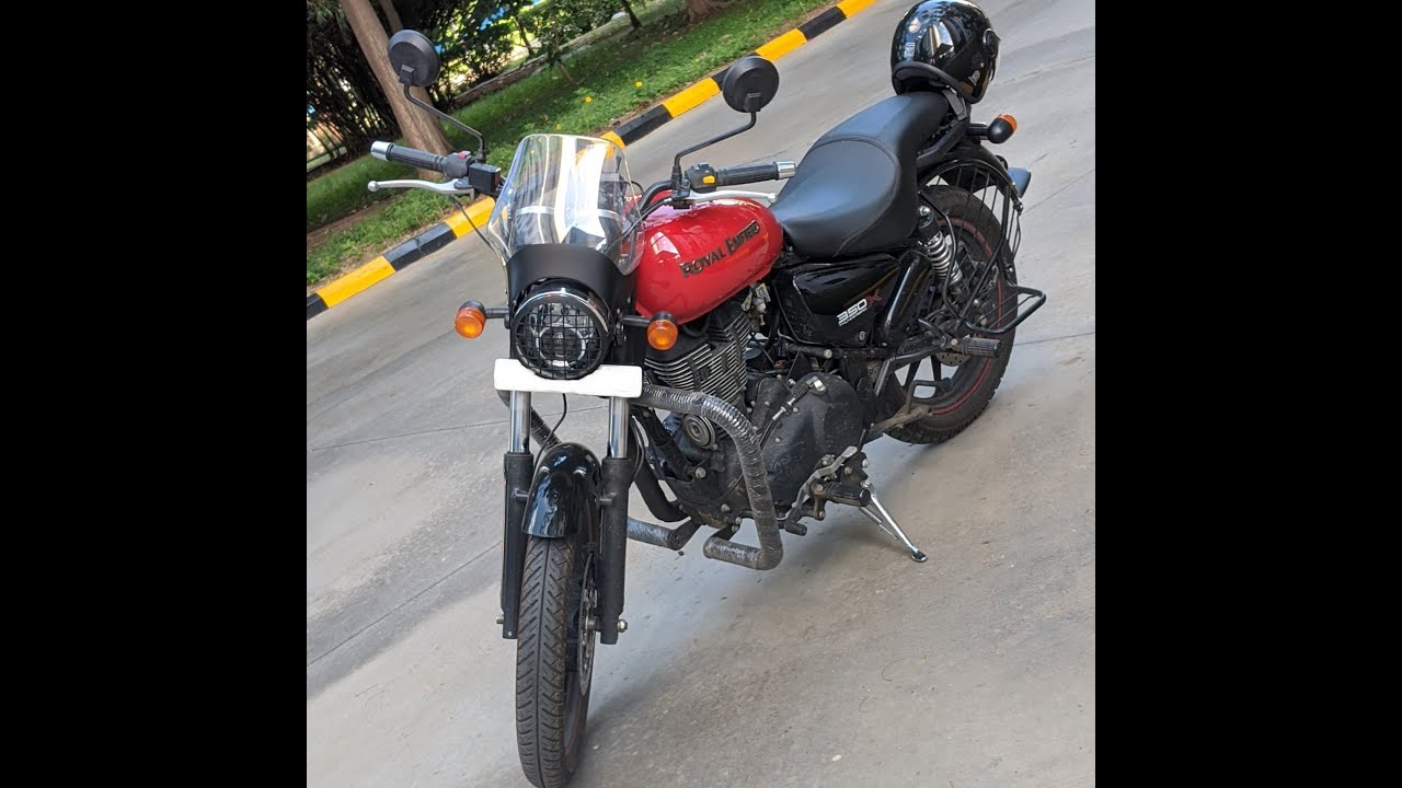 Royal Enfield Thunderbird 350X Modified Additional Accessories Work ...
