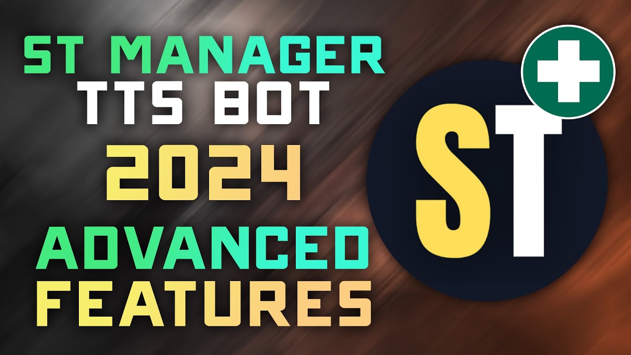 ST Manager Advanced Settings - 2024 - How to Change Voices & Translate Message. - YouTube