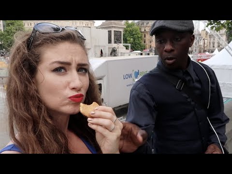 Eating Strangers Food 😈 Stealing Peoples Food Prank