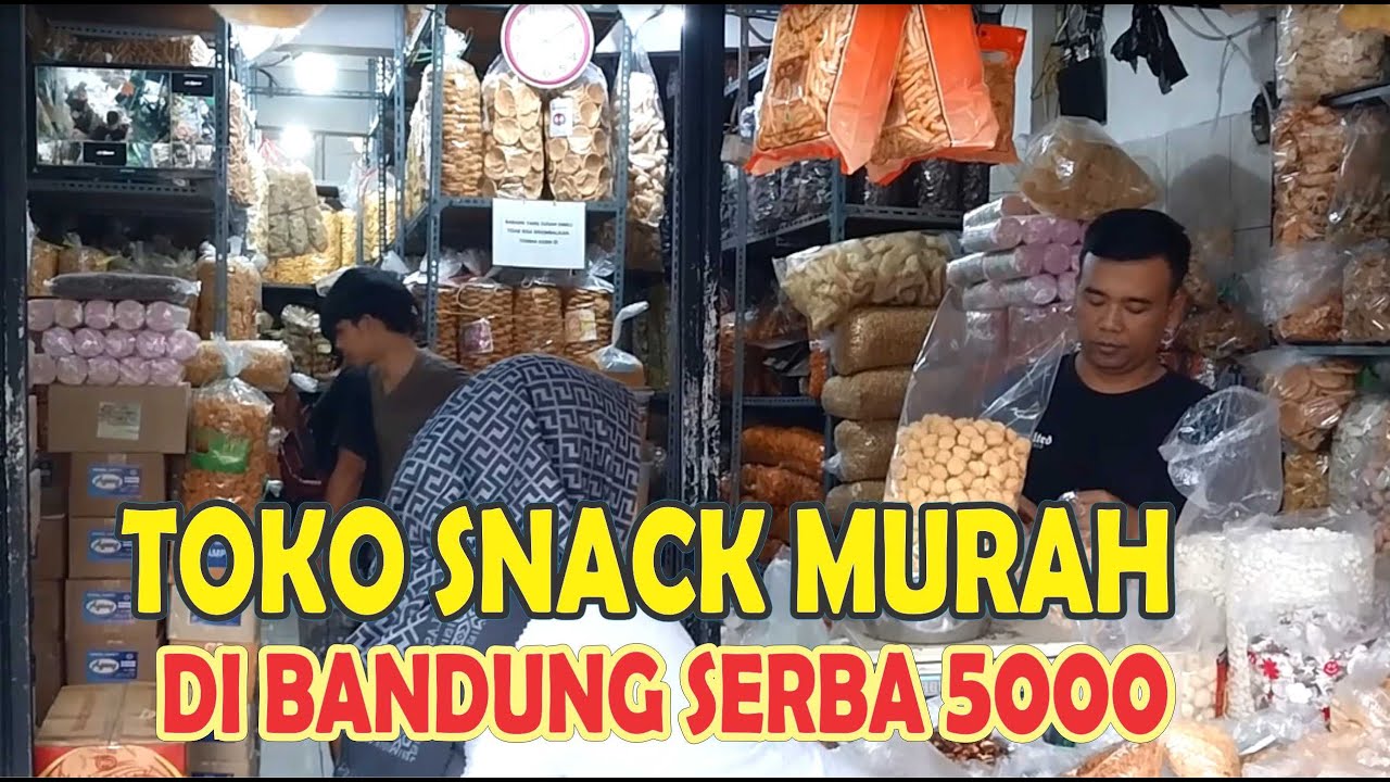 Toko Snack Murah di Bandung Serba 5000 #endutvlog - YouTube