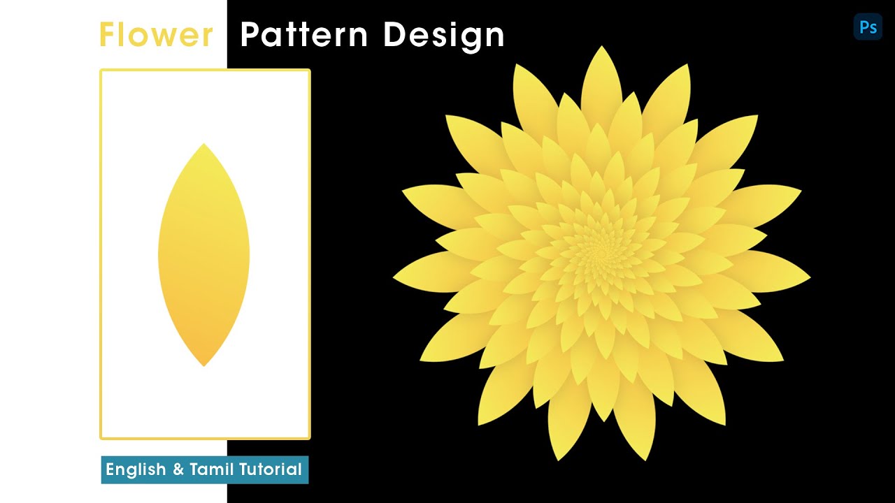 Flower Pattern Design in Photoshop 🔥| Free Resource File | Tamil ...