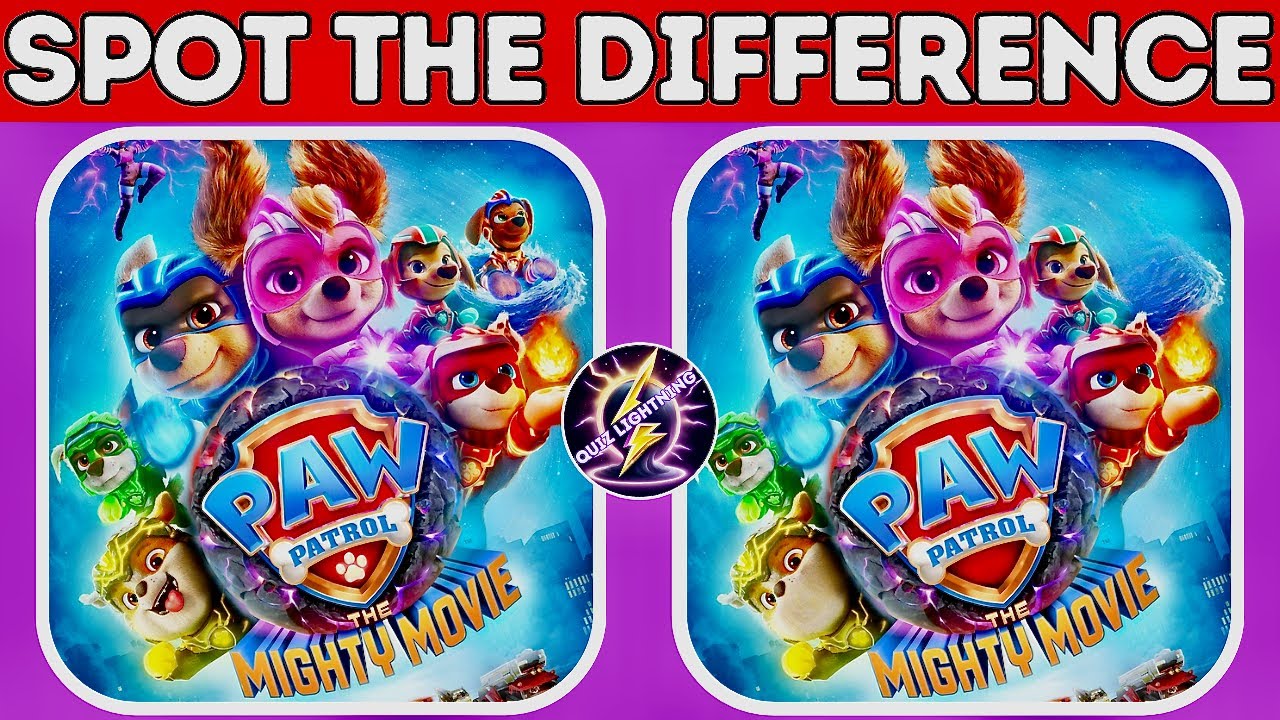 Can You Spot the Difference? Paw Patrol Edition! - YouTube