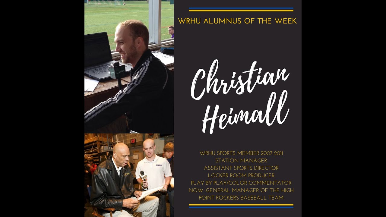 Alum of the Week #19 - Christian Heimall - YouTube