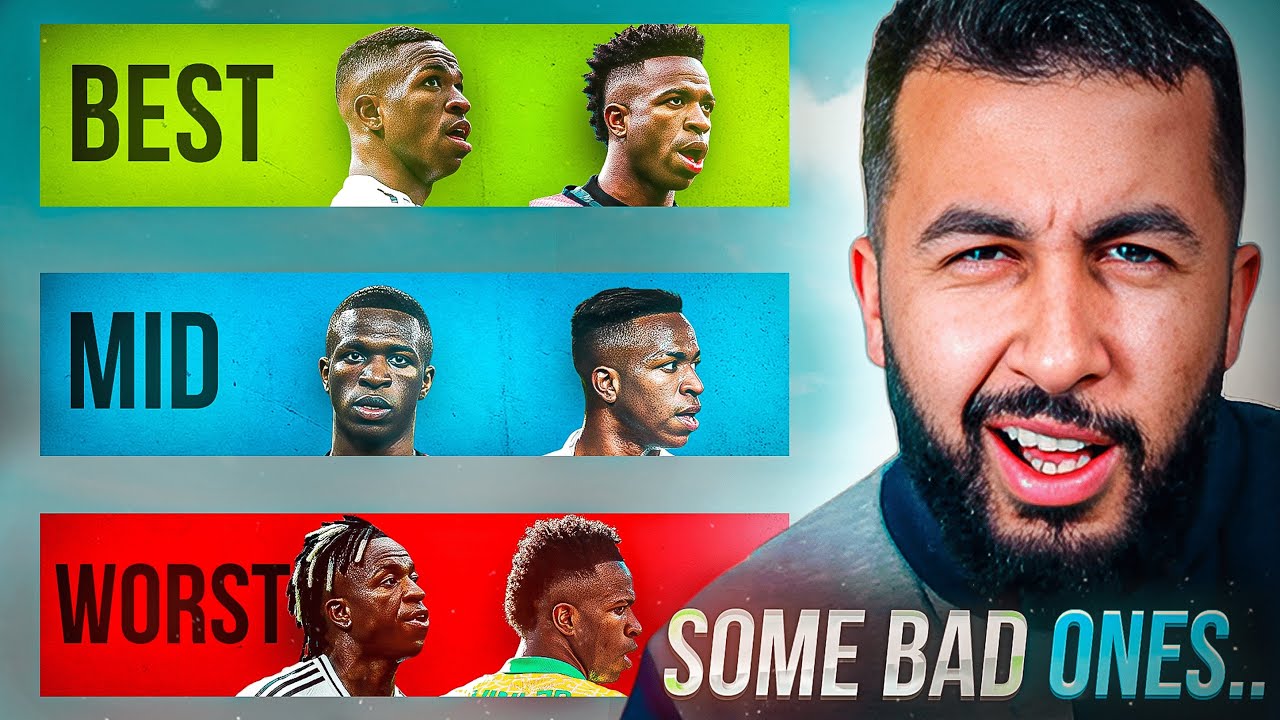 Ranking Vinicius Jr Haircuts From BEST to WORST.. - YouTube