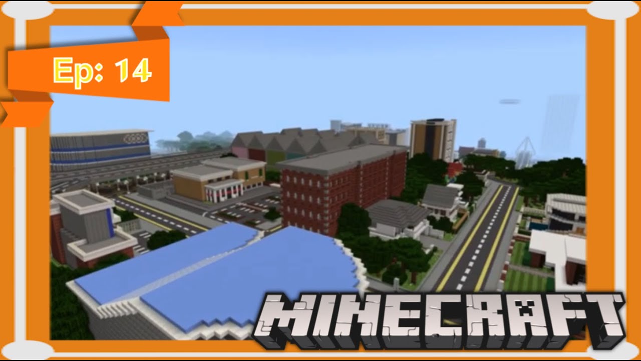 Building A City | Recap Tour | Episode 14 | Minecraft PS4 - YouTube