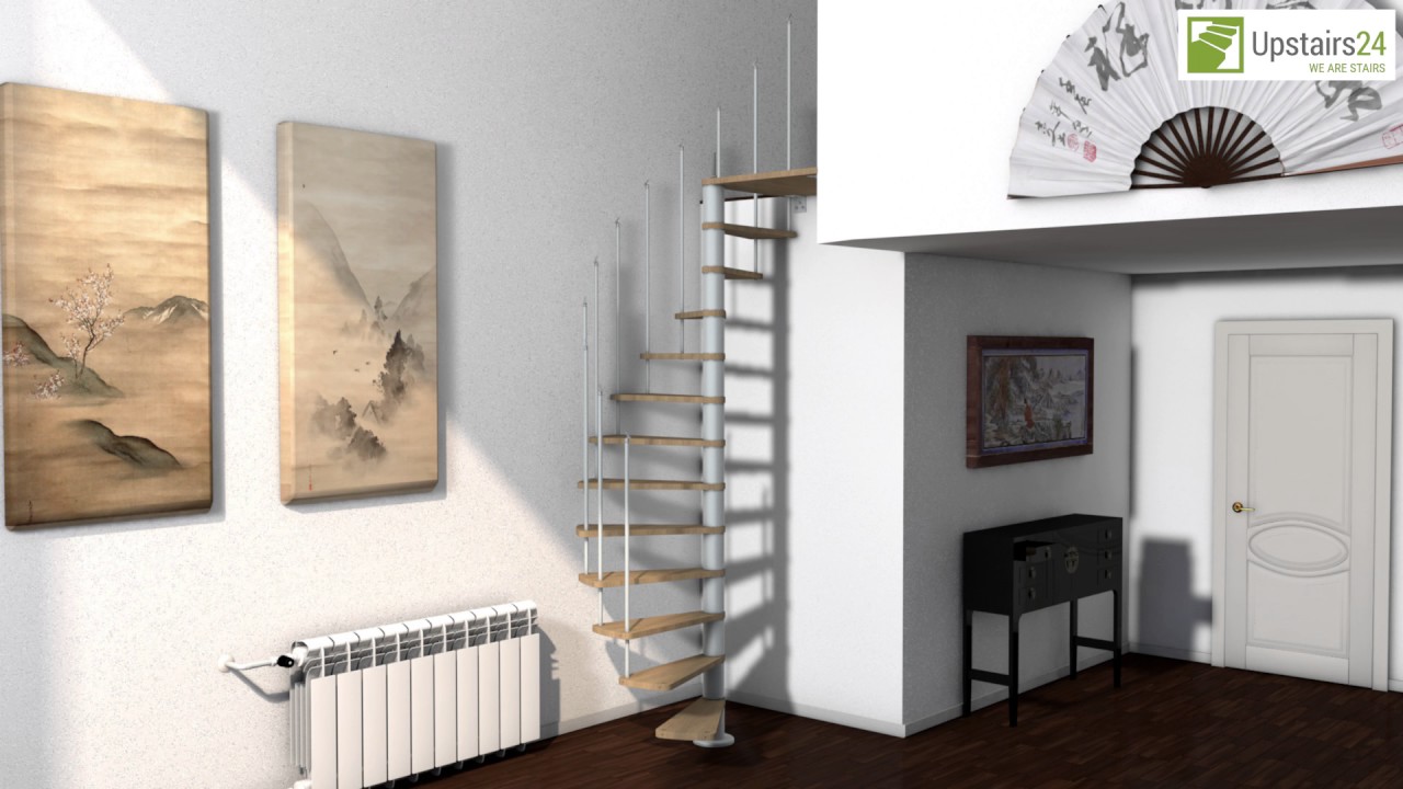 Escalier colimaçon en Kit Flamenco - Upstairs24 - YouTube