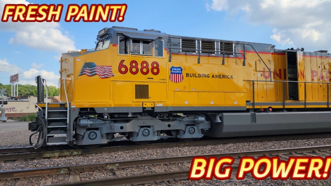 FRESH PAINT & MONSTER POWER MADNESS! Train action with fresh paint, big ...