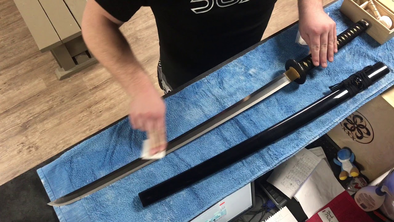 How to: Clean a Sword - YouTube