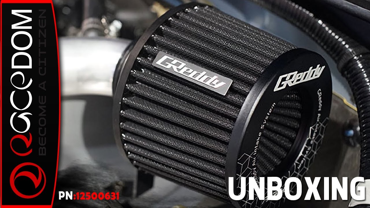 Unboxing the GReddy Airinx General purpose Air Filter AY-M (med) - YouTube