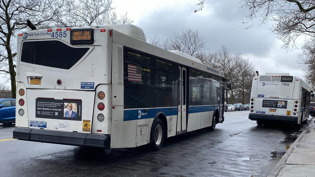 Onboard: 2009 Orion Vii Next Gen Hybrid #4585 on the B82 Local - YouTube