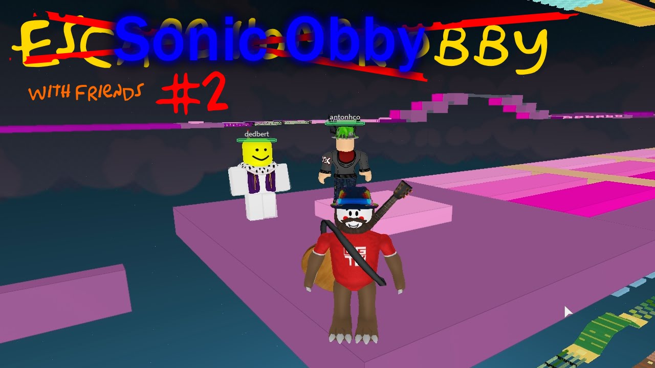 Roblox Escape Homer Obby (Sonic Obby) - Gameplay with friends #2 - YouTube