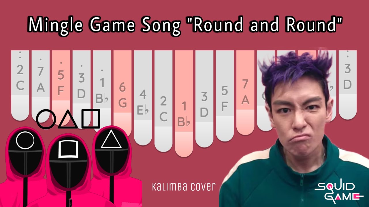Mingle Game Song “Round and Round” Squid Game 2 - Kalimba Cover with ...