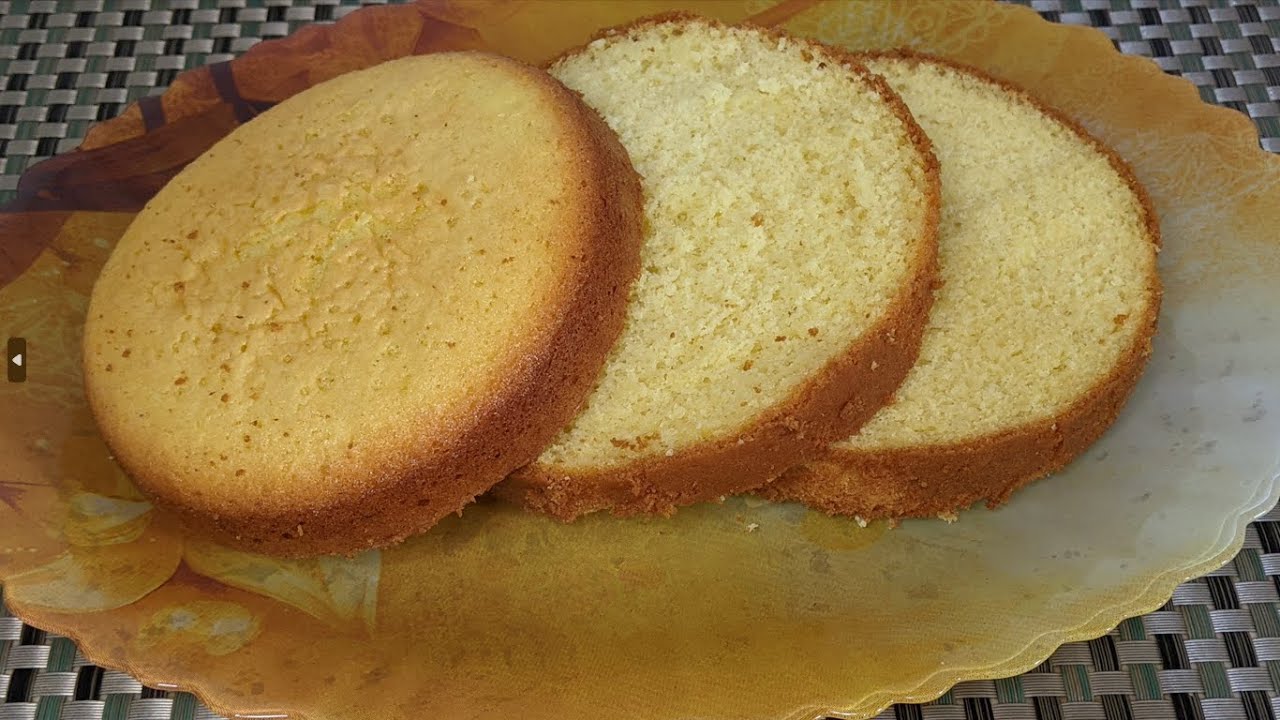 Oil Based Sponge Cake | Easy recipe - YouTube