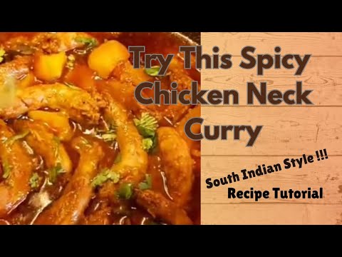Spicy Chicken Neck Curry| Recipe | Tutorial | Comfort Food - YouTube