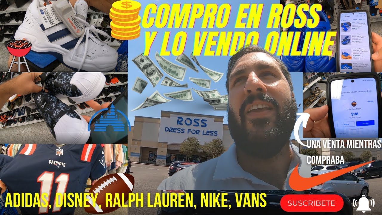 🔥 DESCUENTOS🤑 en ROSS! Ralph Lauren, Adidas, Nike, Disney, UA aprende a ...