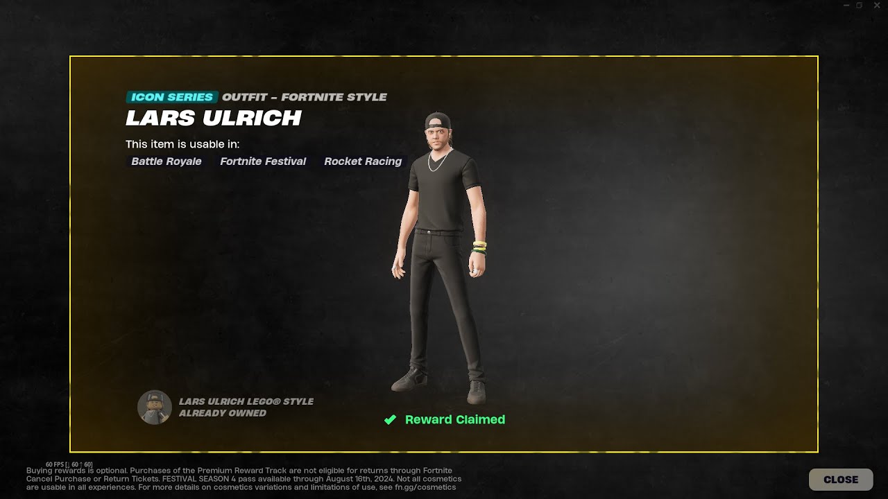 Fortnite: Lars Ulrich Skin Gameplay #fortnite #fortniteclips # ...