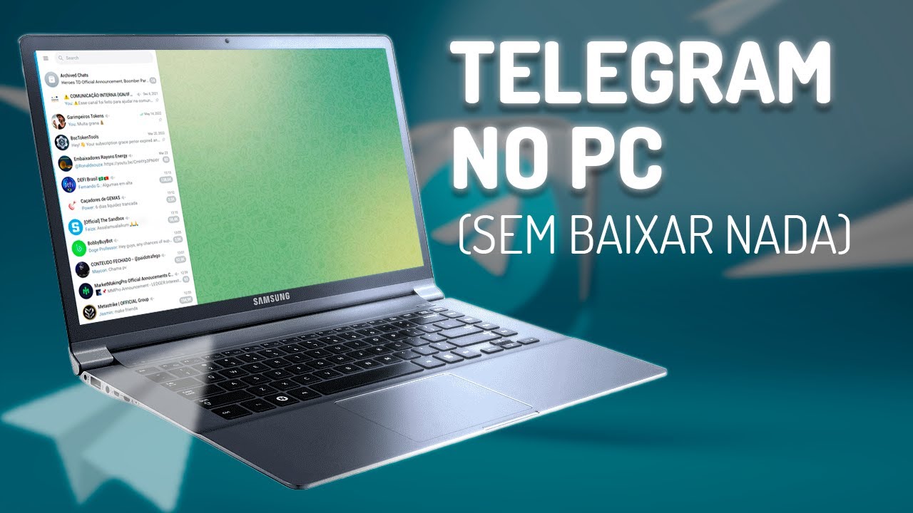 Como entrar no Telegram Web (Sem Baixar Programas) - YouTube