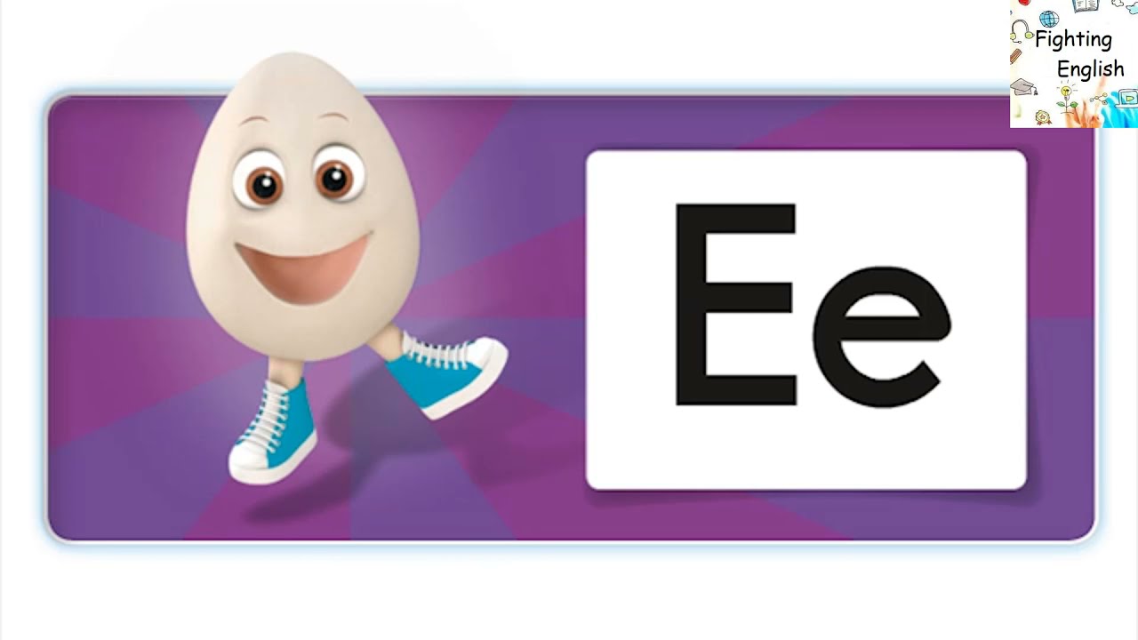 Oxford phonics world 1 - Letter E - Egg, envelope, elbow, elephant ...