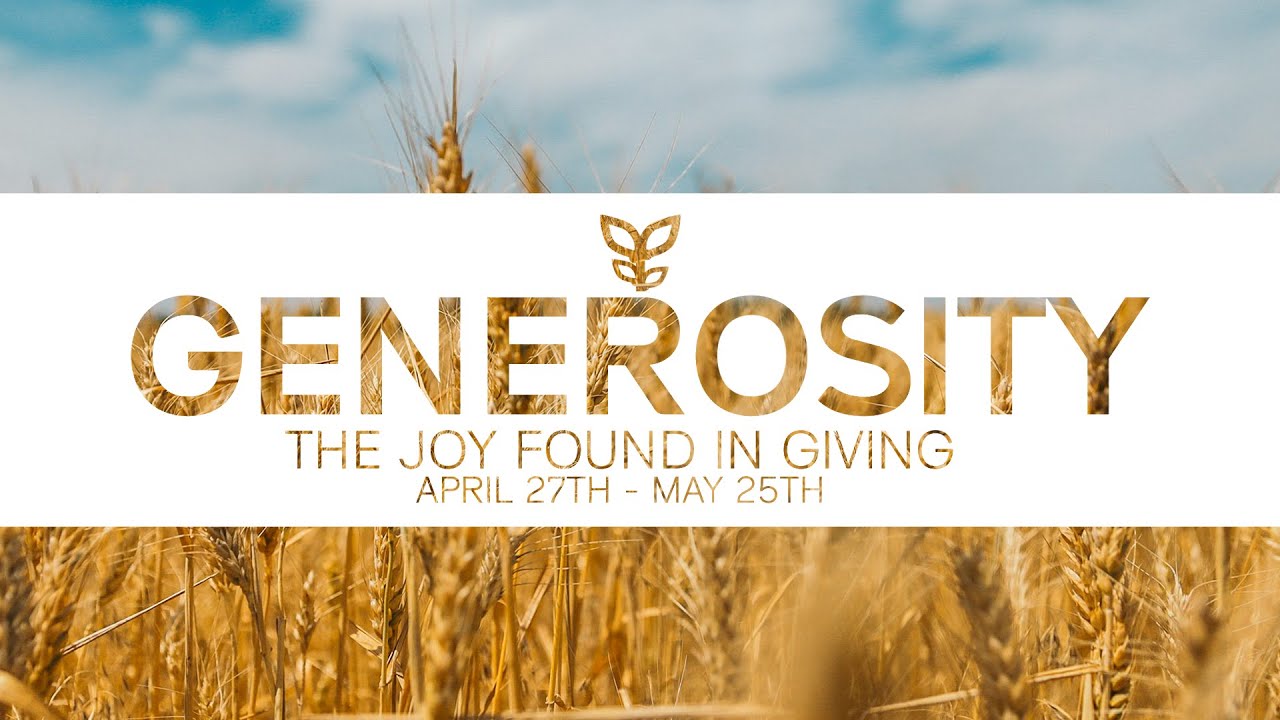All We Have Belongs to God - Generosity Series (Steve Pickering) - YouTube
