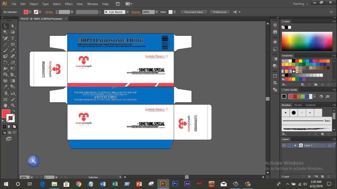 Product Packaging Design | Packaging Design in Illustrator | Box Design ...